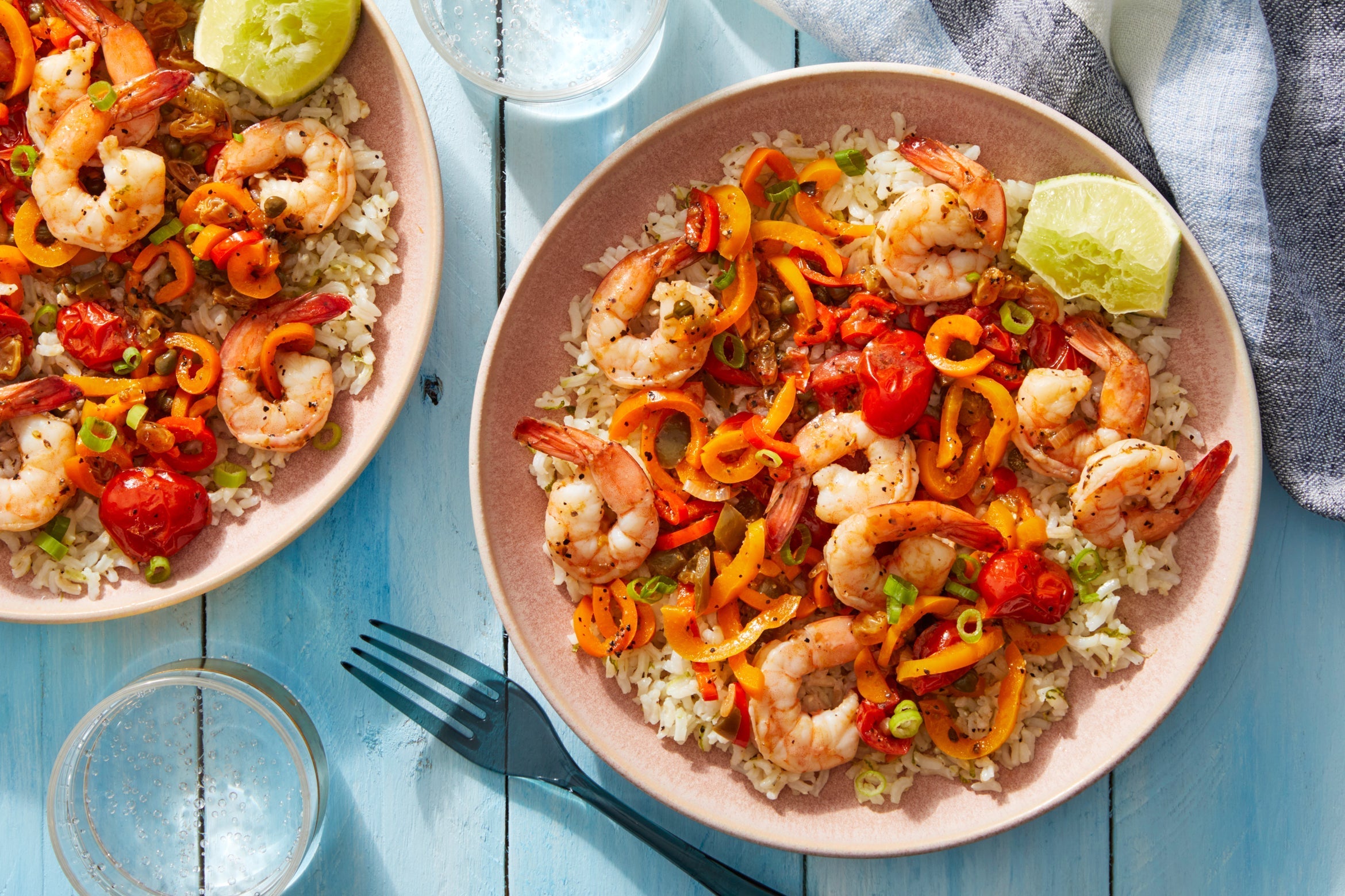 Recipe: Spicy Veracruz-Style Shrimp with Brown Rice - Blue Apron
