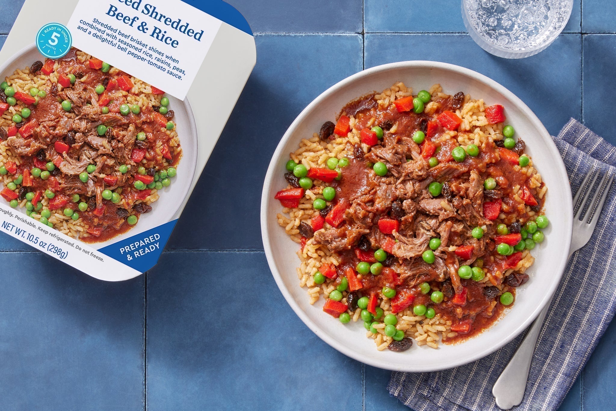 Recipe: Spiced Shredded Beef & Rice with Peas & Raisins - Blue Apron