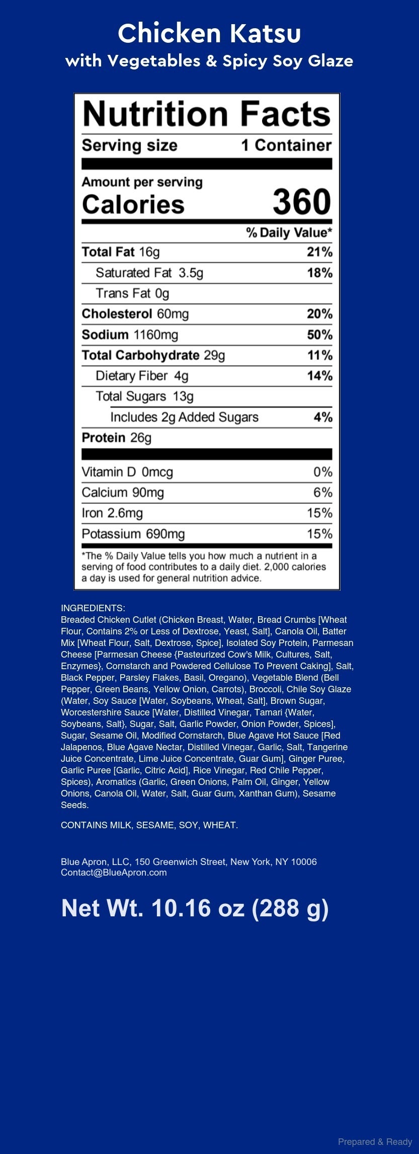 Recipe: Chicken Katsu with Vegetables & Spicy Soy Glaze - Blue Apron