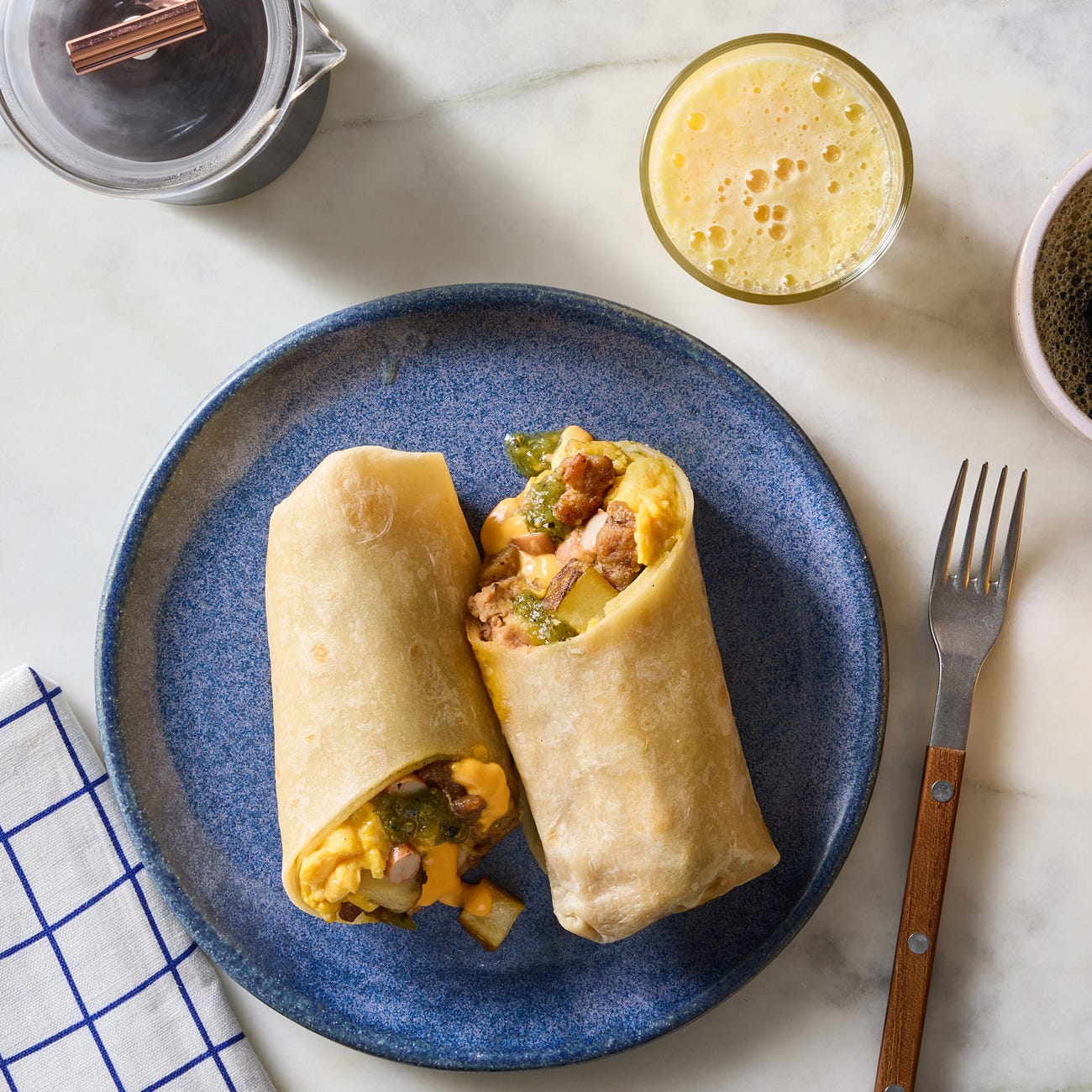 Recipe: Pork Sausage Breakfast Burrito with Potatoes & Pinto Beans ...
