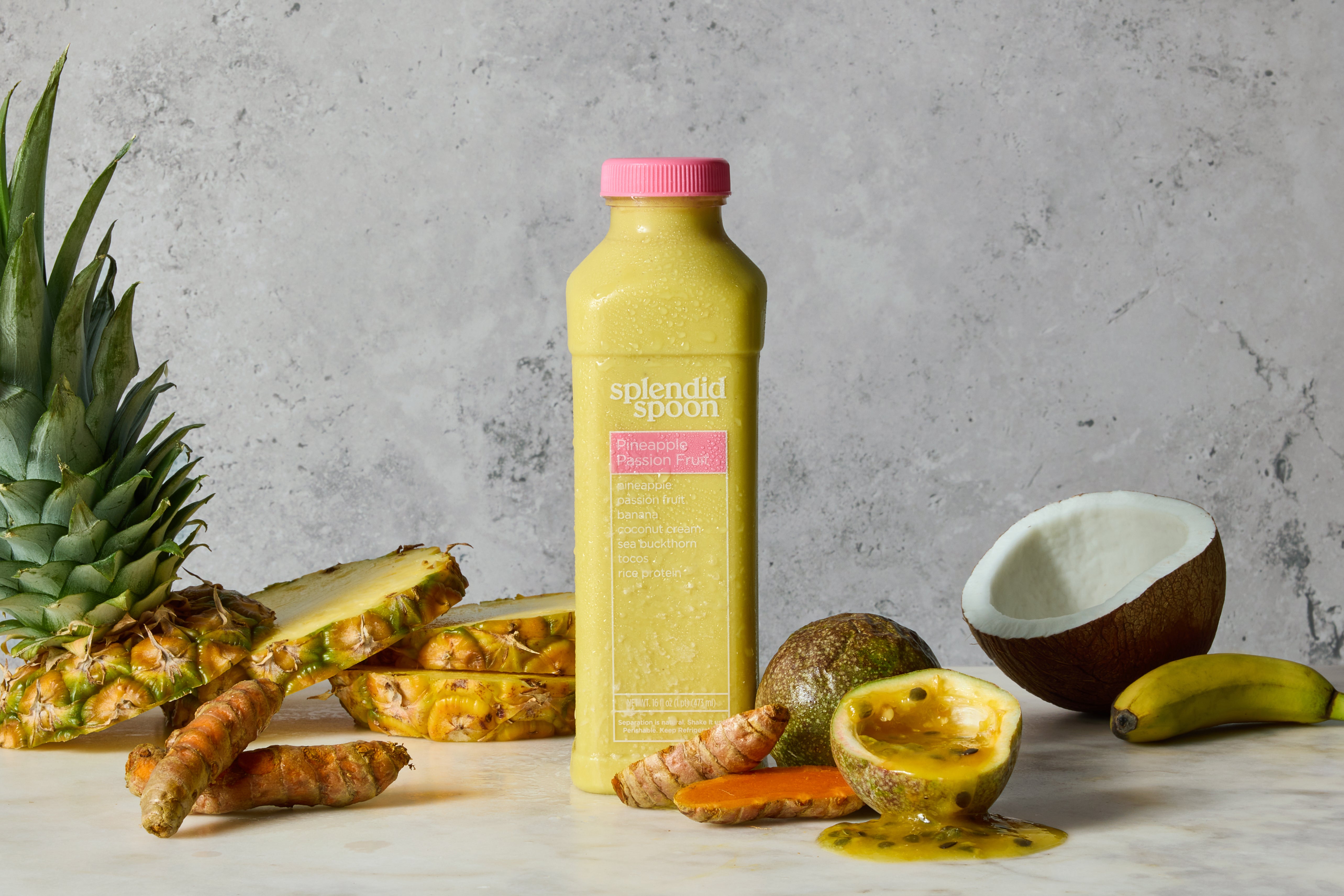 Recipe: Pineapple Passion Fruit Smoothie By Splendid Spoon - Blue Apron