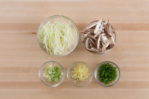 Recipe Seared Cod And Udon Noodles With Cabbage And Shiitake Mushroom