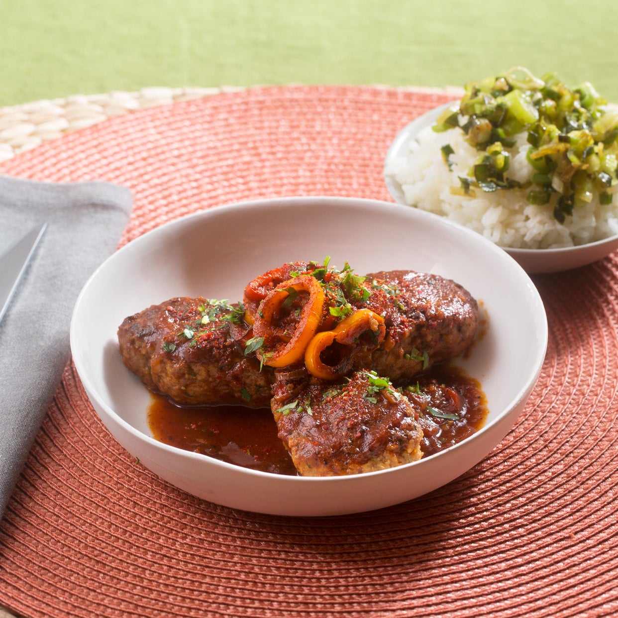 Basque-Style Lamb & Beef Piperade