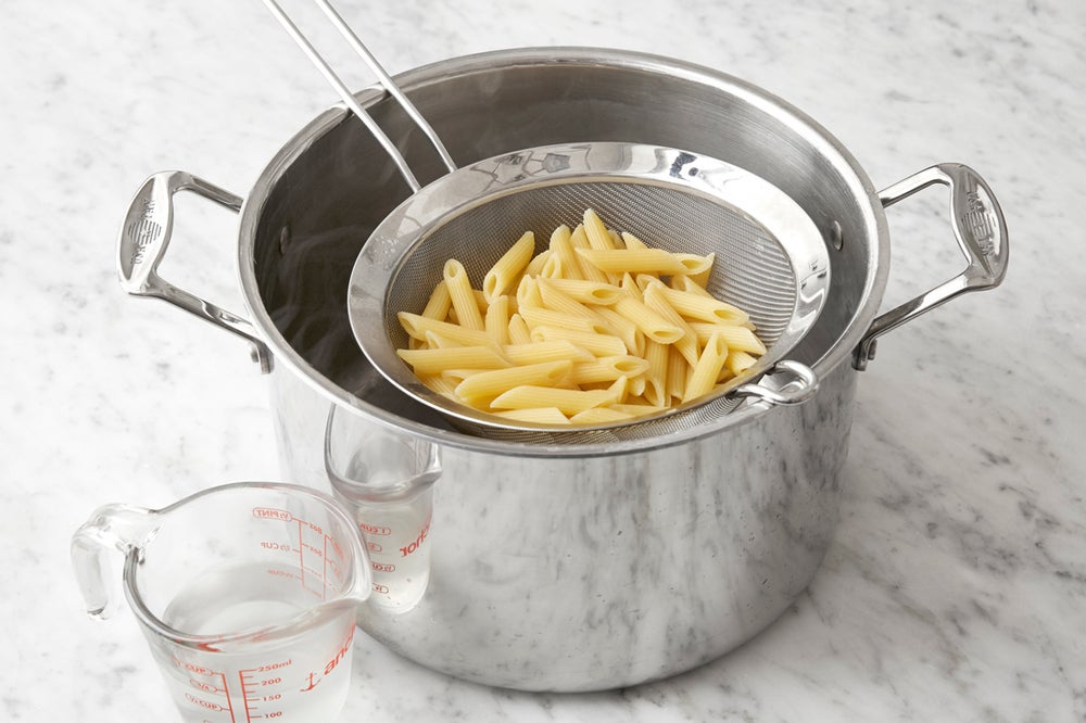 Recipe Penne Pasta And Beef Bolognese With Pecorino Cheese Blue Apron