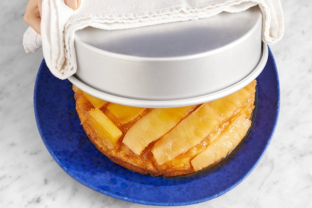 Recipe: Pineapple Upside Down Cake with Brown Sugar Caramel - Blue Apron